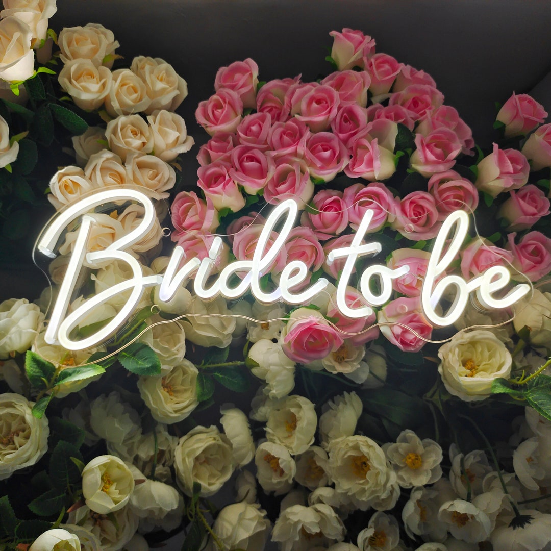 Bride to Be Neon Sign,wedding Gift,wall Decor, Bridal Shower Neon ...