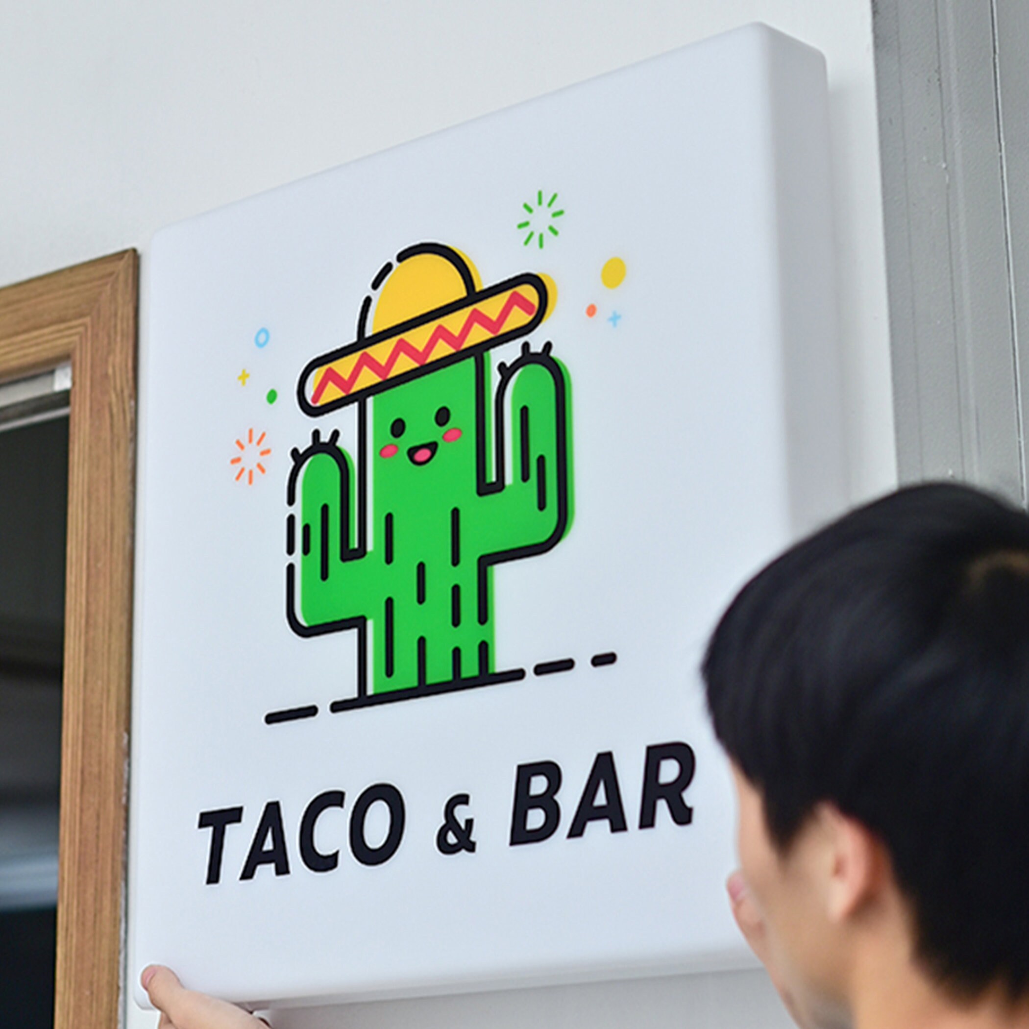 Custom Logo Light Box,acrylic Mini Light Box,front Lighting Letter ...