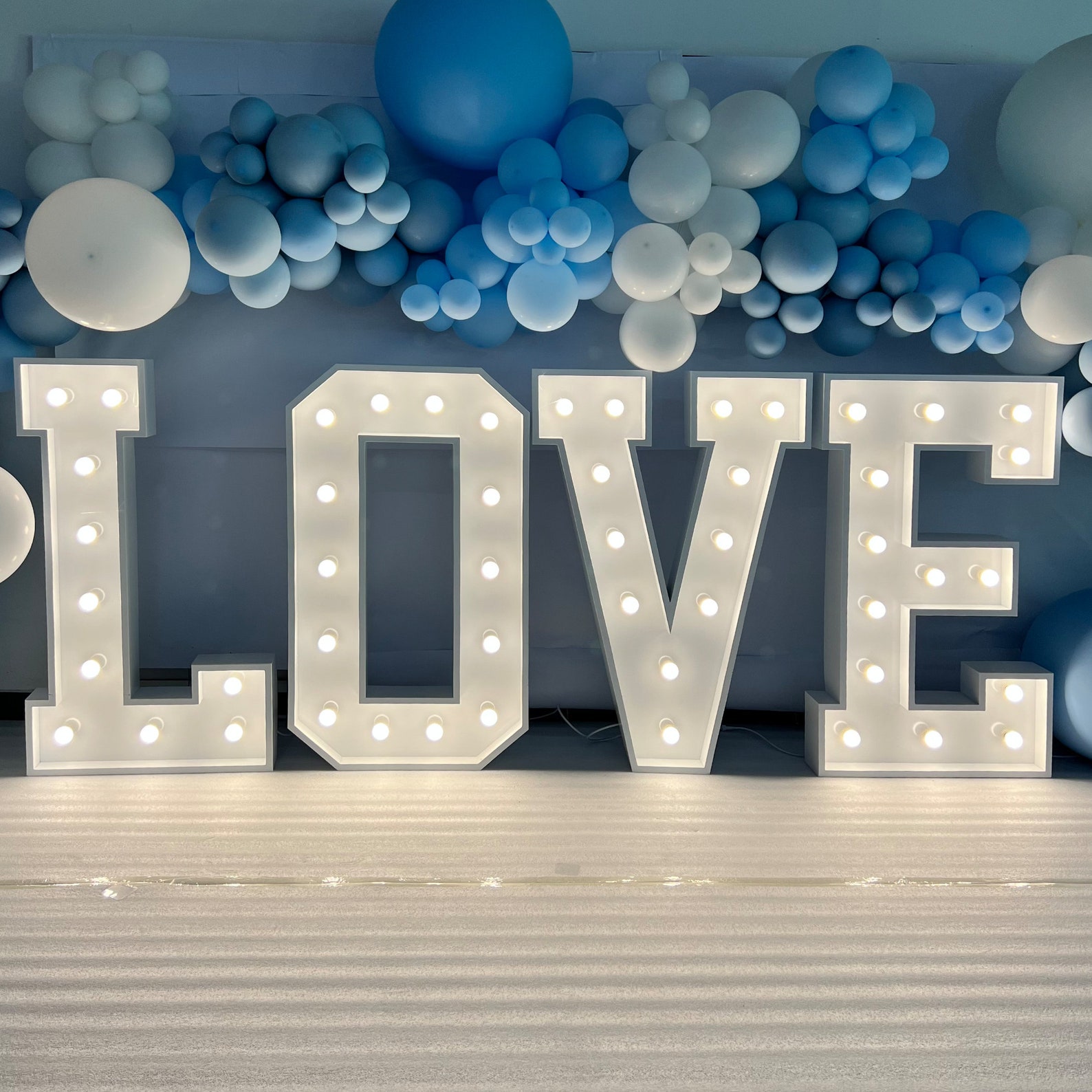 3ft/4ft/5ft Marquee Number Sign,0-9 Marquee Light,big Number Marquee ...