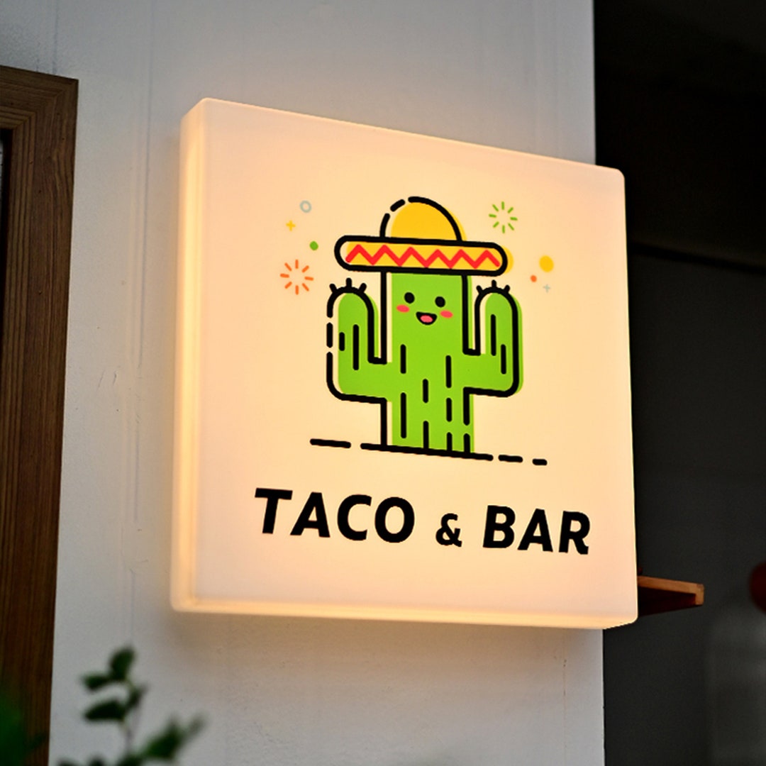 Custom Logo Light Box,acrylic Mini Light Box,front Lighting Letter ...