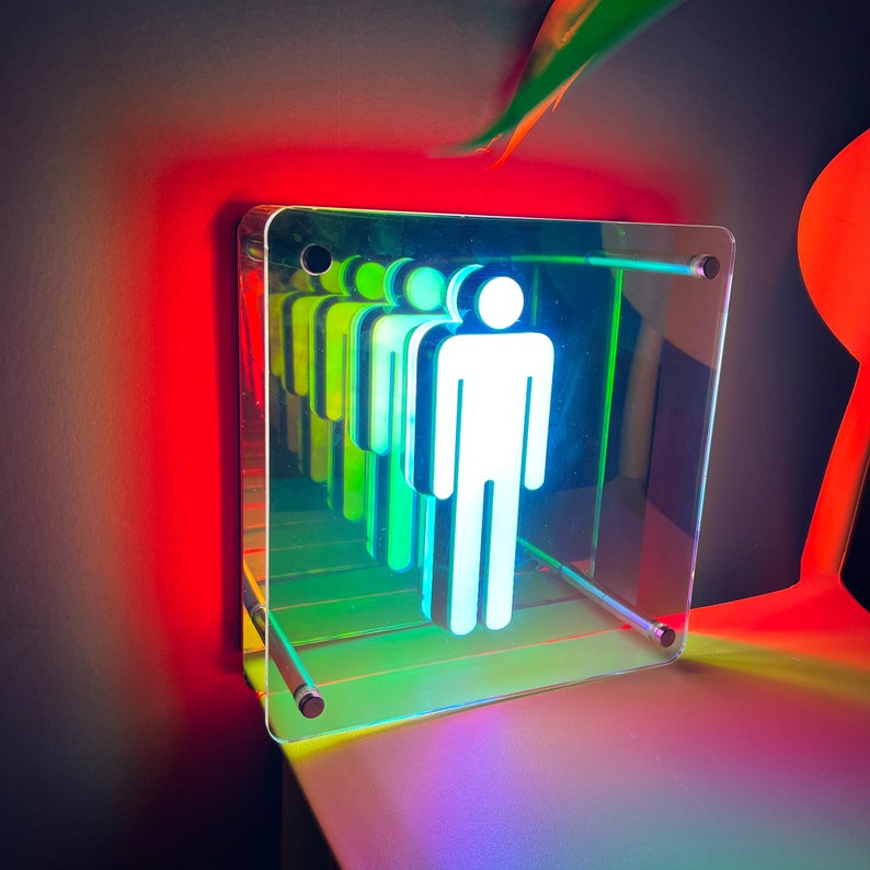 Modern Led Bathroom Door Sign, Restroom Signage,toilet Door Sign,door ...