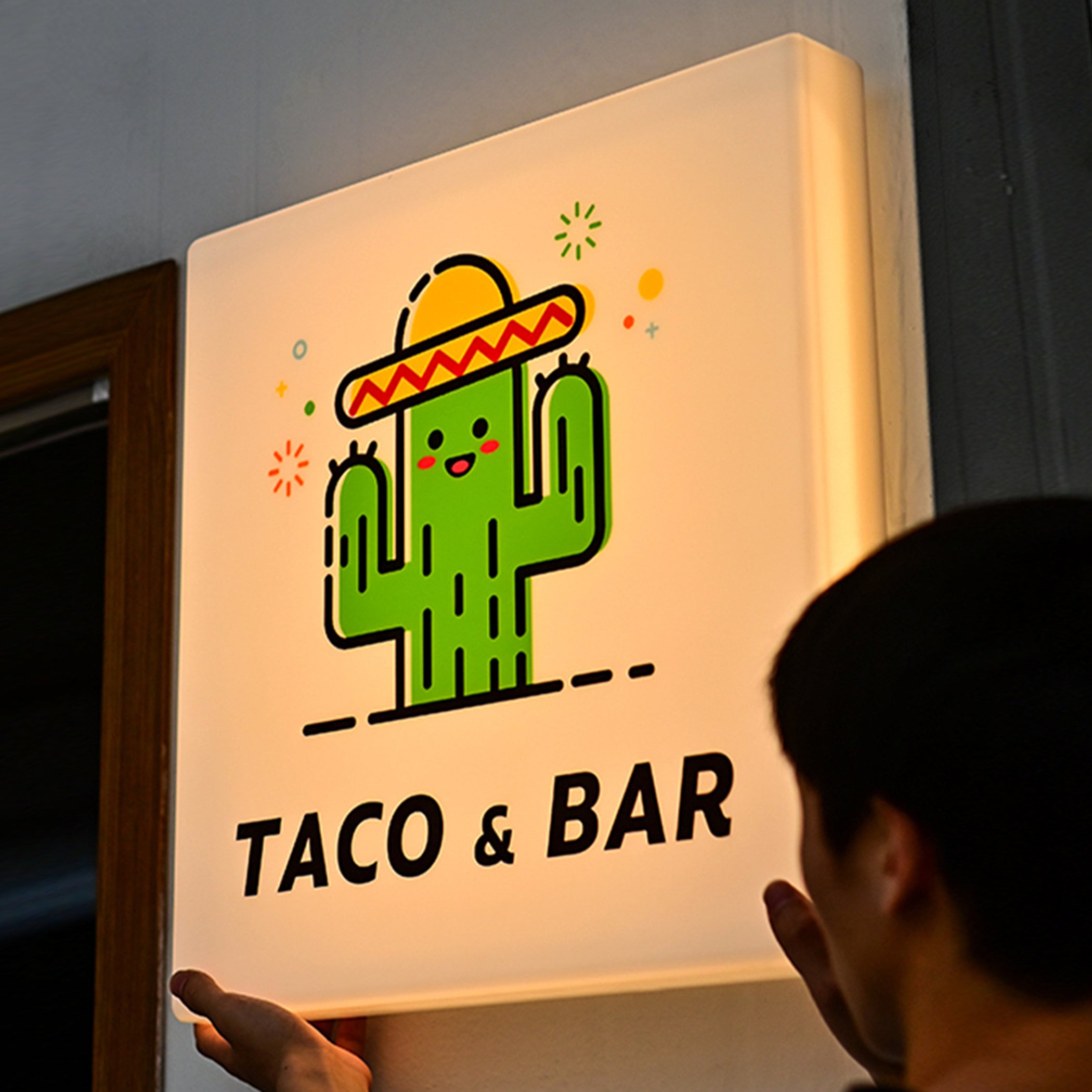 Custom Logo Light Box,acrylic Mini Light Box,front Lighting Letter ...