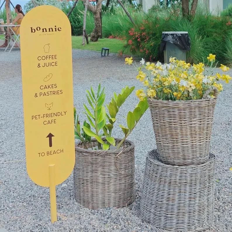 Double-sided Wayfinding Signage | Durable Metal A-frame | Cafe ...