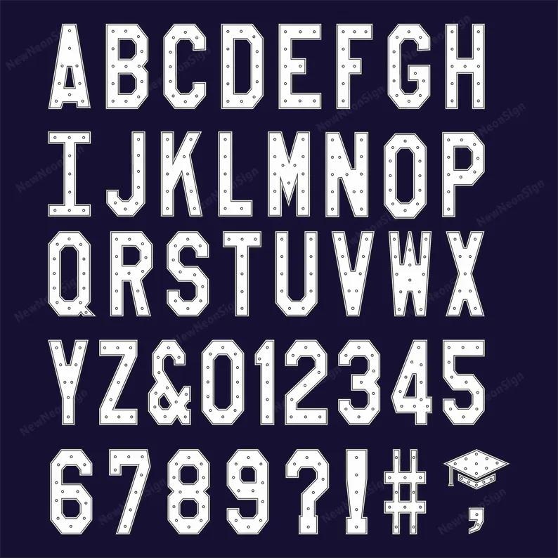 Marquee Numbers - 2ft/3ft/4ft LED Light up Digits, Battery or Plug-in ...
