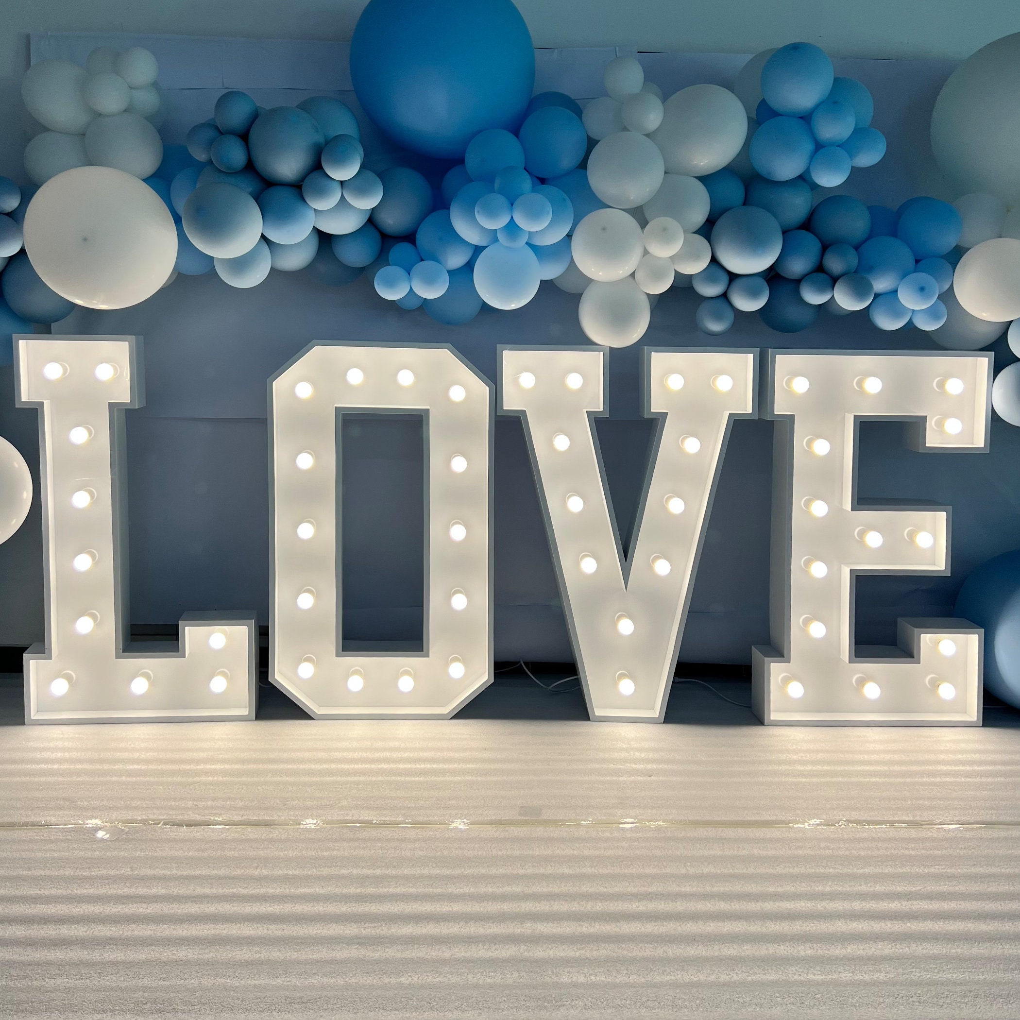 18 Number Marquee Letter Light3ft/4ft/5ft Light up Number - Etsy