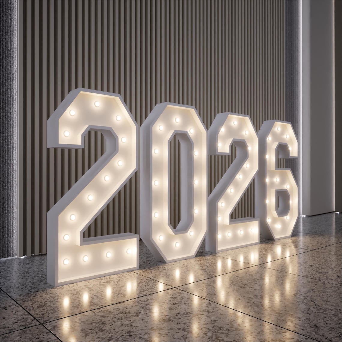 GRAD Marquee Light - 2ft/3ft/4ft LED Letters, Battery or Plug-in ...
