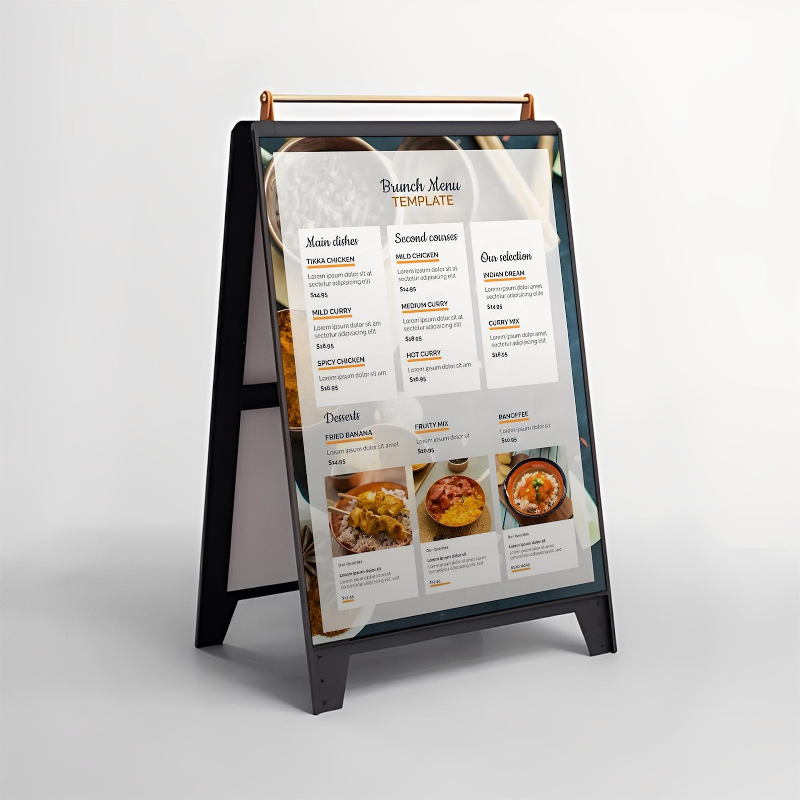 Collapsible Poster Stand | Portable Display Board | Double-sided ...