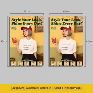 Collapsible Poster Stand | Portable Display Board | Double-sided ...