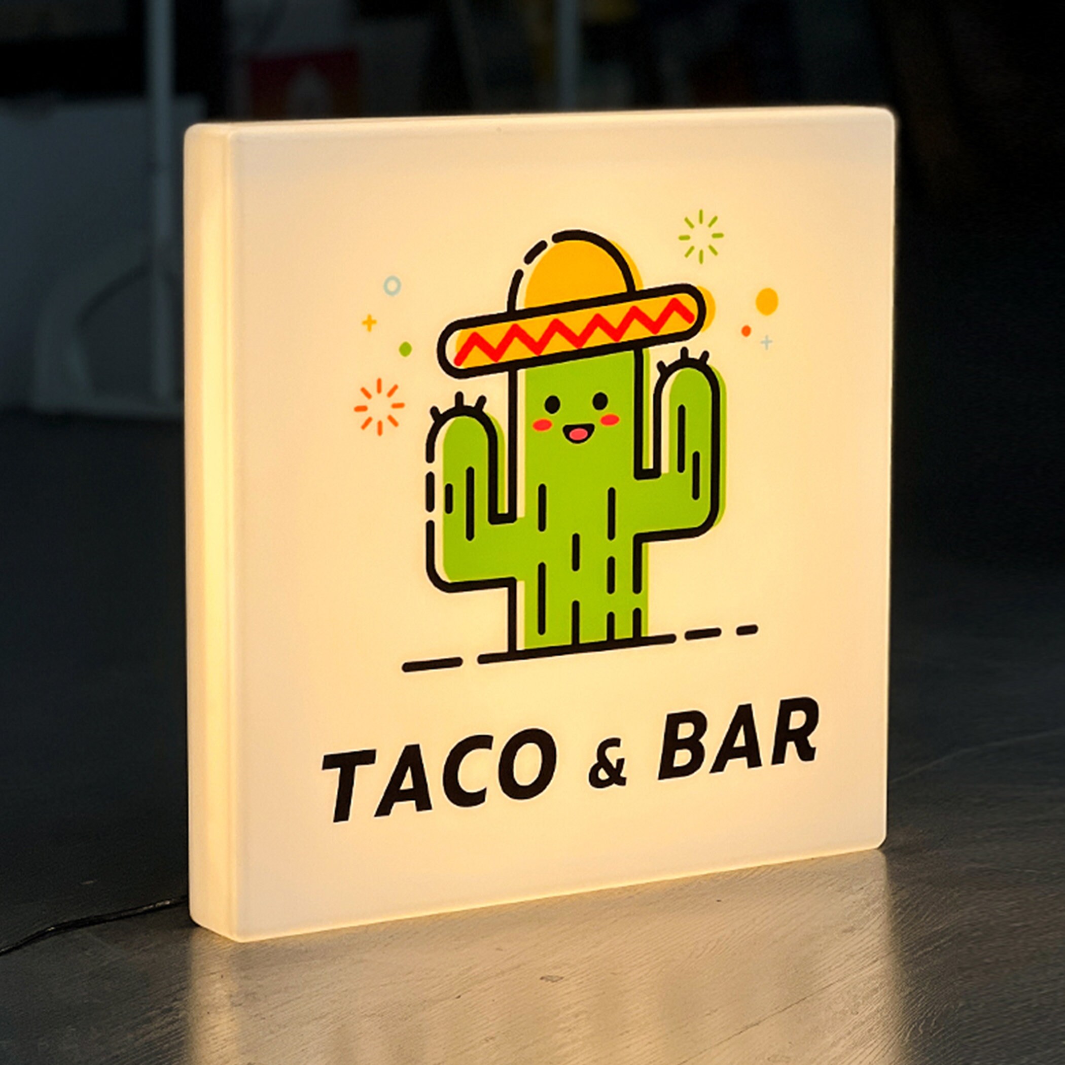 Custom Logo Light Box,acrylic Mini Light Box,front Lighting Letter ...