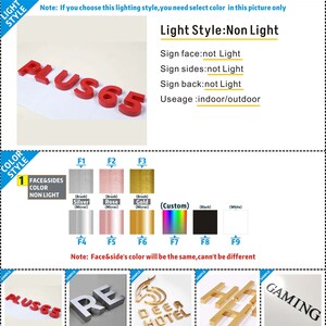 Custom Channel Letter Signs,front & Back Light Letters,custom Outdoor ...