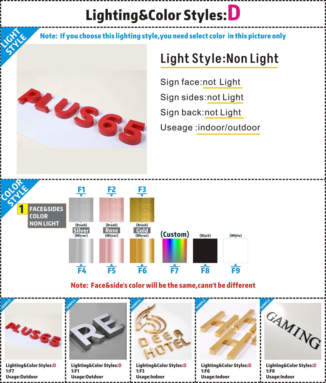 Customized 3D Front Lit Letters Shop Light up Signboards - Etsy