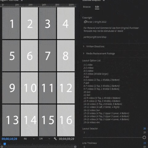 A Cappella Video Squares Template BUNDLE - Etsy