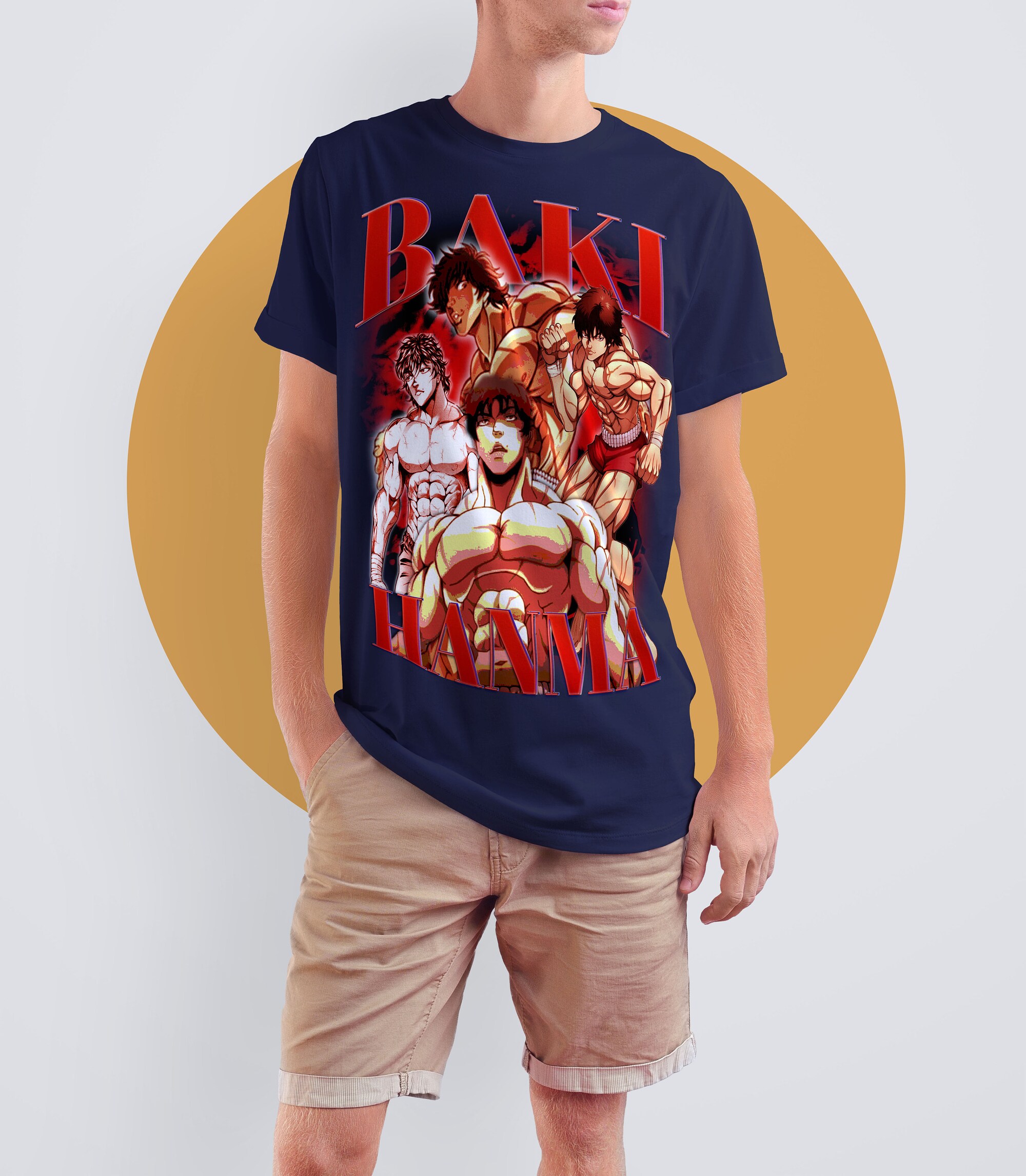 Baki Hanma Shirt - Baki Hanma Anime - Anime Tshirt - Baki Hanma Retro Shirt