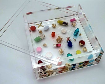 Acrylic Pill Box - Etsy