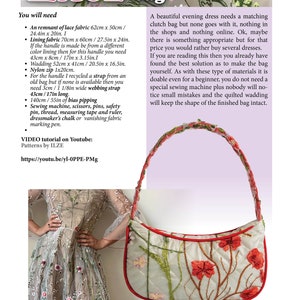 Evening Bag Sewing Pattern: Padded Lace Clutch, Bridal Bag (digital PDF ...