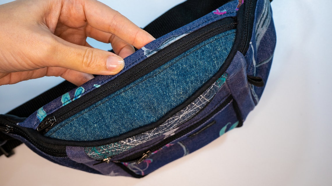 Pdf Digital Pattern for Sewing 6 Pocket BELT BAG / Fanny Pack - Etsy
