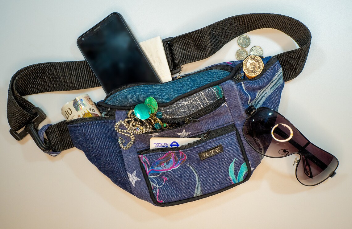Pdf Digital Pattern for Sewing 6 Pocket BELT BAG / Fanny Pack - Etsy