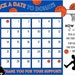 Pick a Date Donate Basketball Calendar, Printable Bball Fundraiser, Pay ...