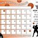 Pick a Date Donate Basketball Calendar, Printable Bball Fundraiser, Pay ...