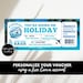 Travel Voucher Gift Template, INSTANT DOWNLOAD, Vacation Voucher Gift ...