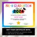 Pre K Graduation Certificate, INSTANT DOWNLOAD, Printable Pre-k Diploma ...