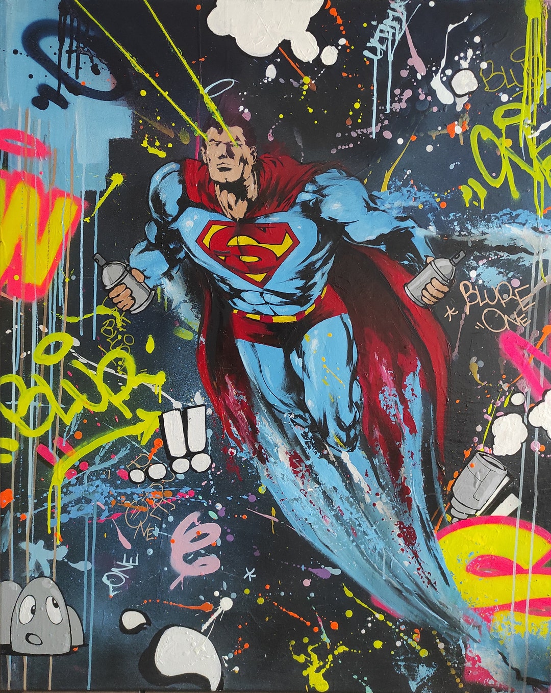 Superman X Ray Fluorine - Etsy