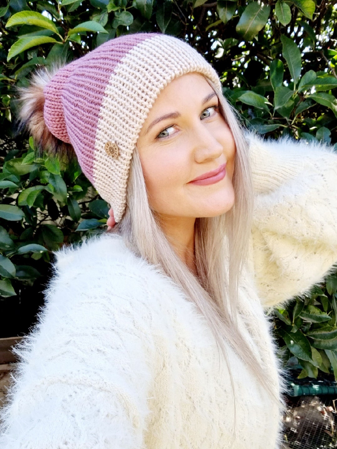 BERRY NATURAL 100% Australian Merino Wool Beanie Medium Adult ...