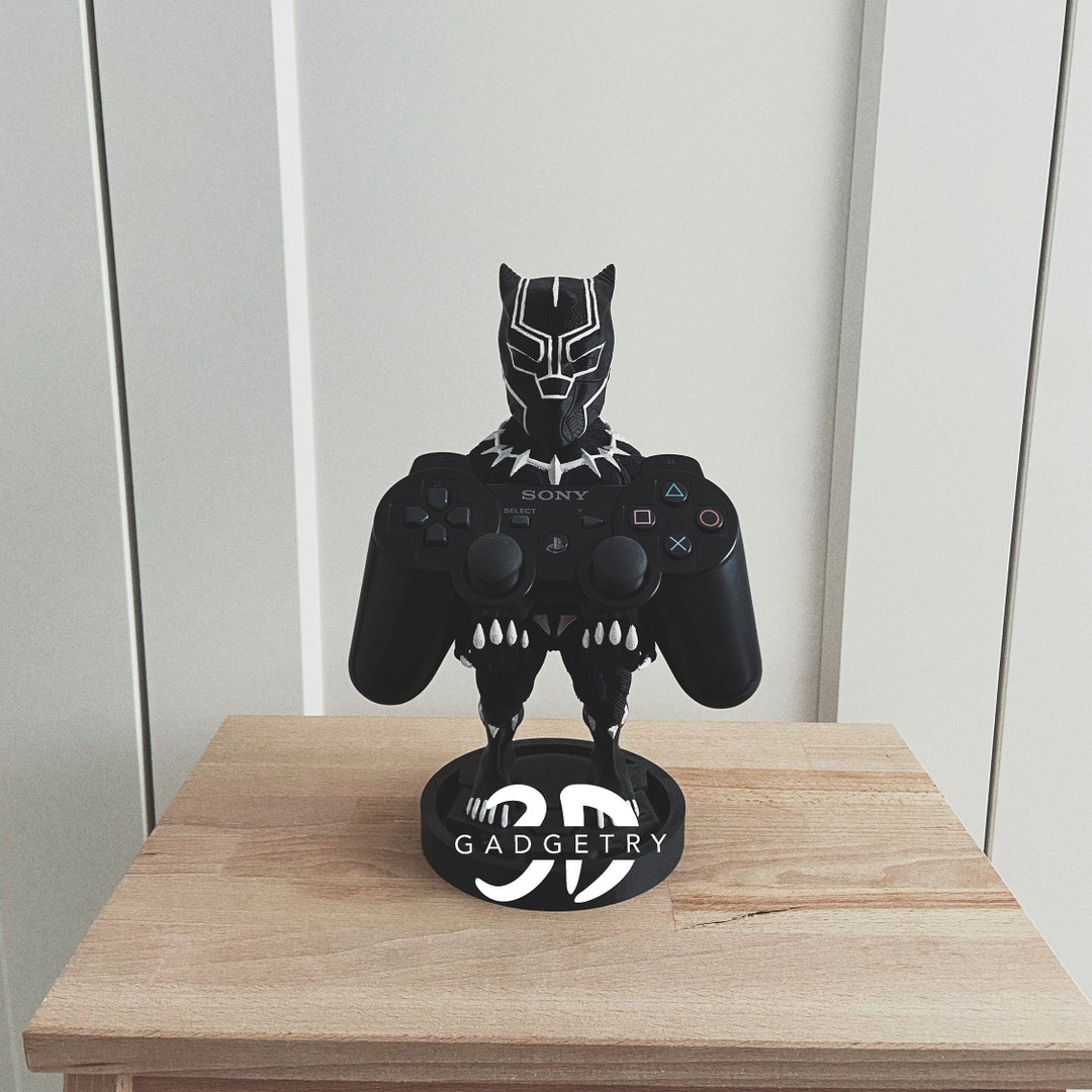 Personalized Black Panther Controller Holder: Gamer Gift & Gaming ...
