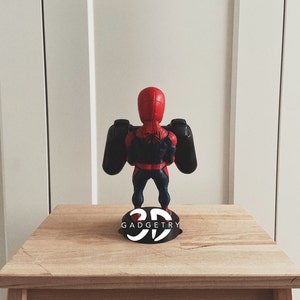 Marvel Spider-man Controller & Phone Stand - Superhero Gamer Accessory | Game Room Decor | Geek ...