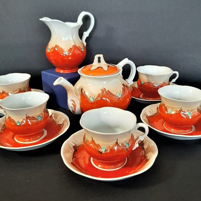 Lomonosov Tea Set - Etsy