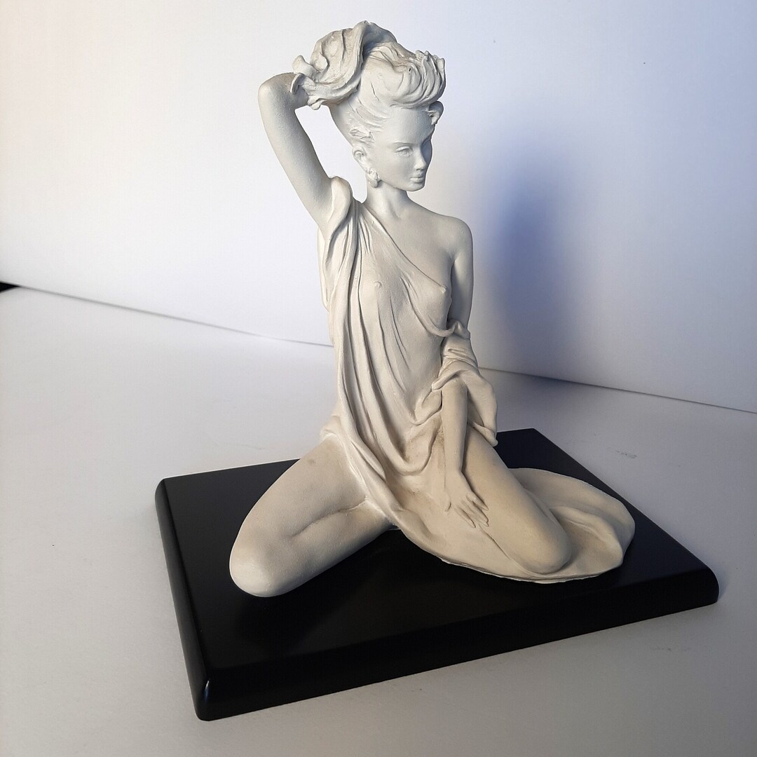 Veiled Goddess Sculpture EMILIO CASAROTTO Seductive Woman Sculpture Veiled Woman Wall Sculpture ...