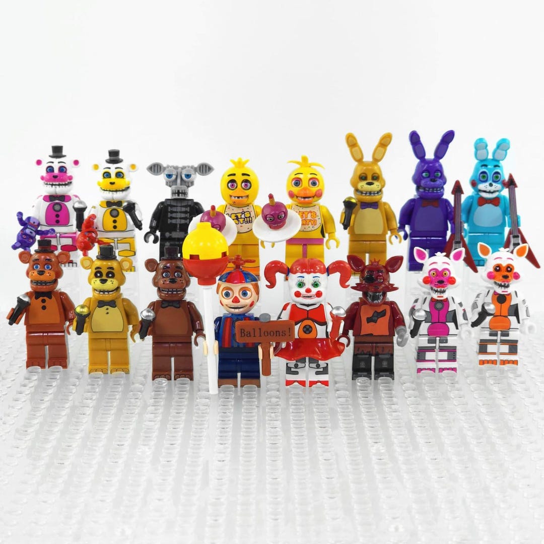 Five Nights at Freddy's FANF Custom Mini Figures Compatible With ...