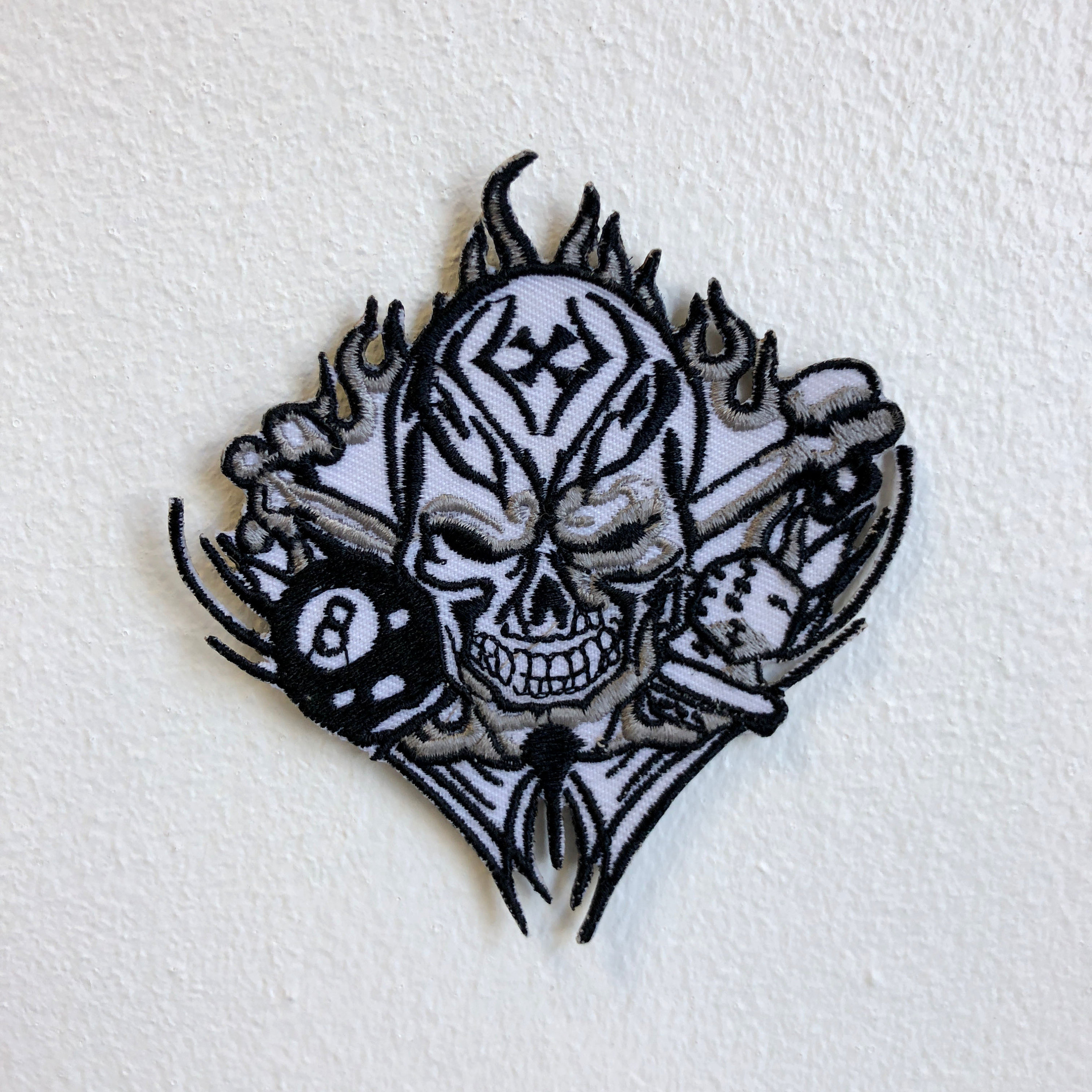 8 Ball Skull Tattoo
