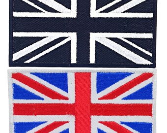 Union Jack Embroidery Patch - Etsy