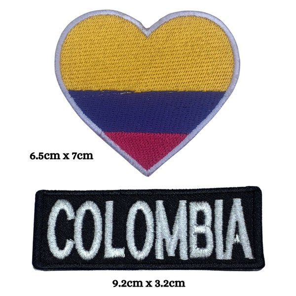 Colombian Flag Iron on Patch - Etsy