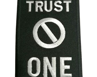 Trust No One Patch - Etsy