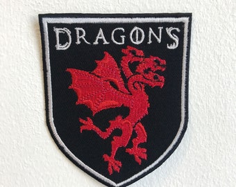 Embroidered Dragon Patch - Etsy