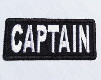 Captain Patch Iron On - Etsy