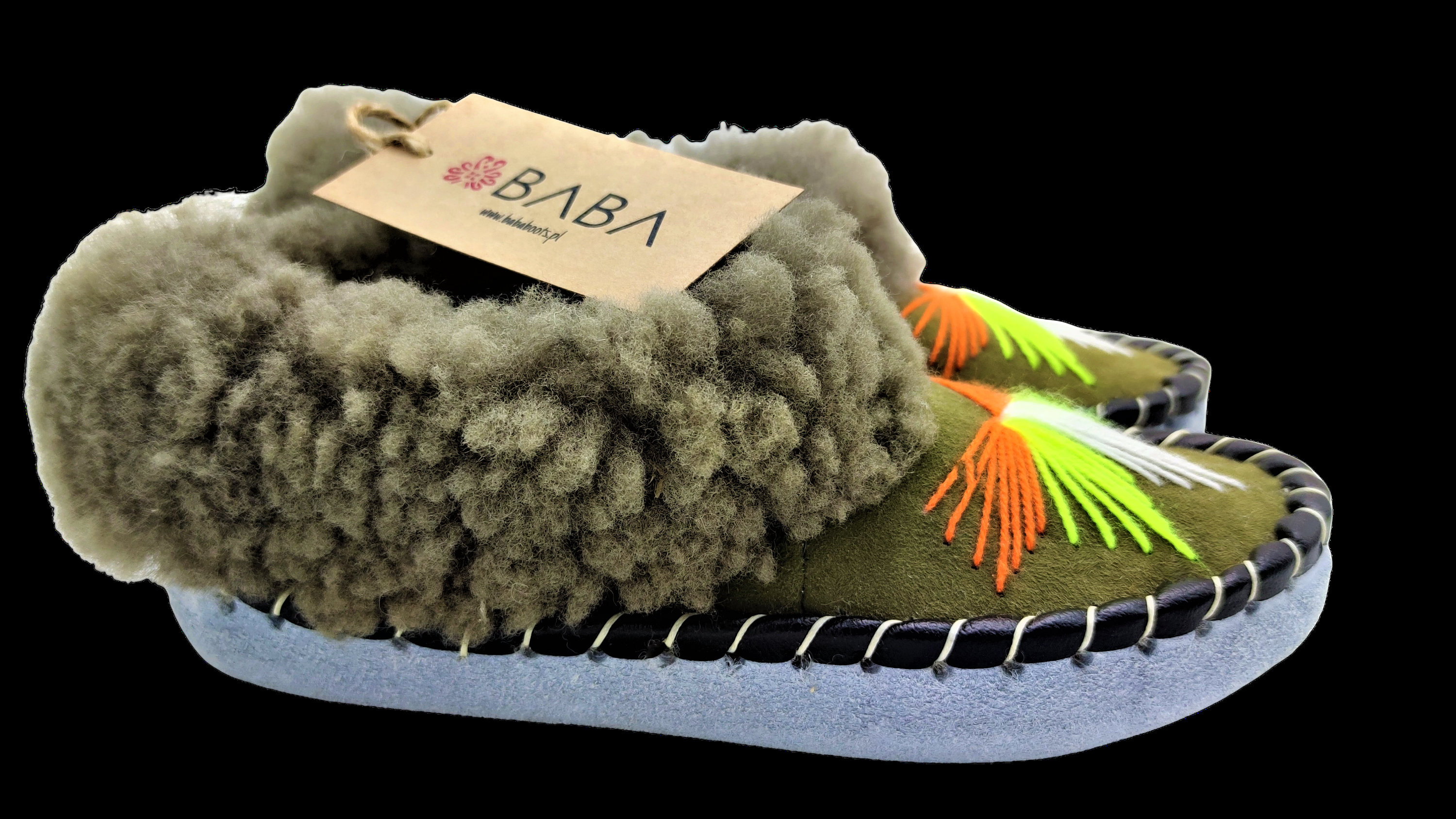 BABA Handmade Sheepskin Moccasin SAGE Slippers FOREST - Etsy