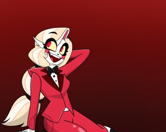 Hazbin Hotel: Charlie Acrylic Charm - Etsy