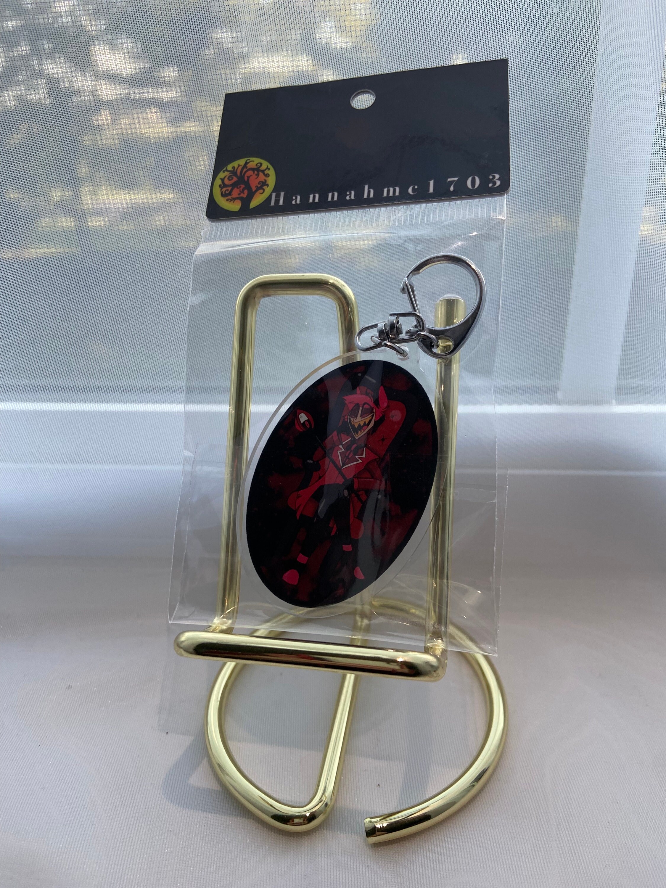 Hazbin Hotel Alastor Keychain - Etsy