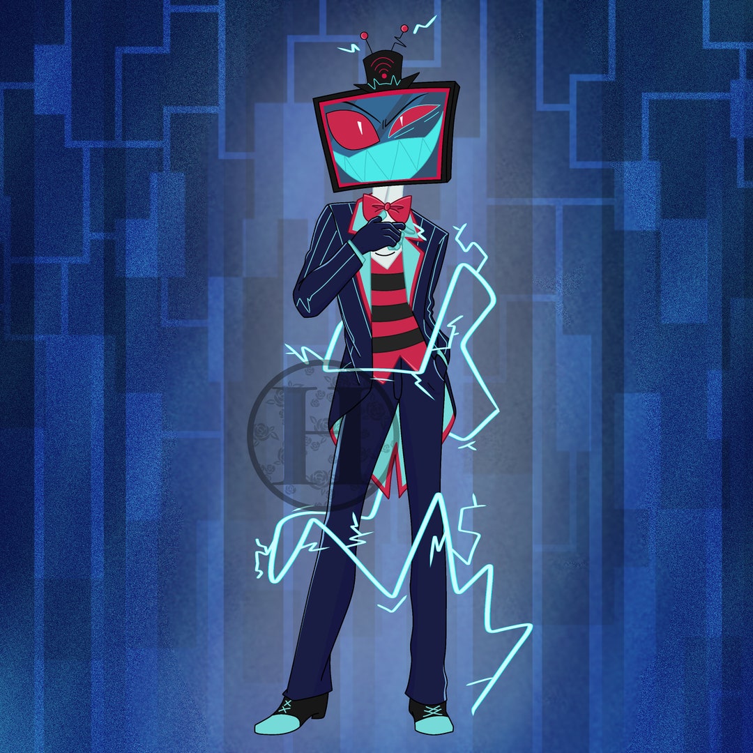 Hazbin Hotel Vox Keychain - Etsy