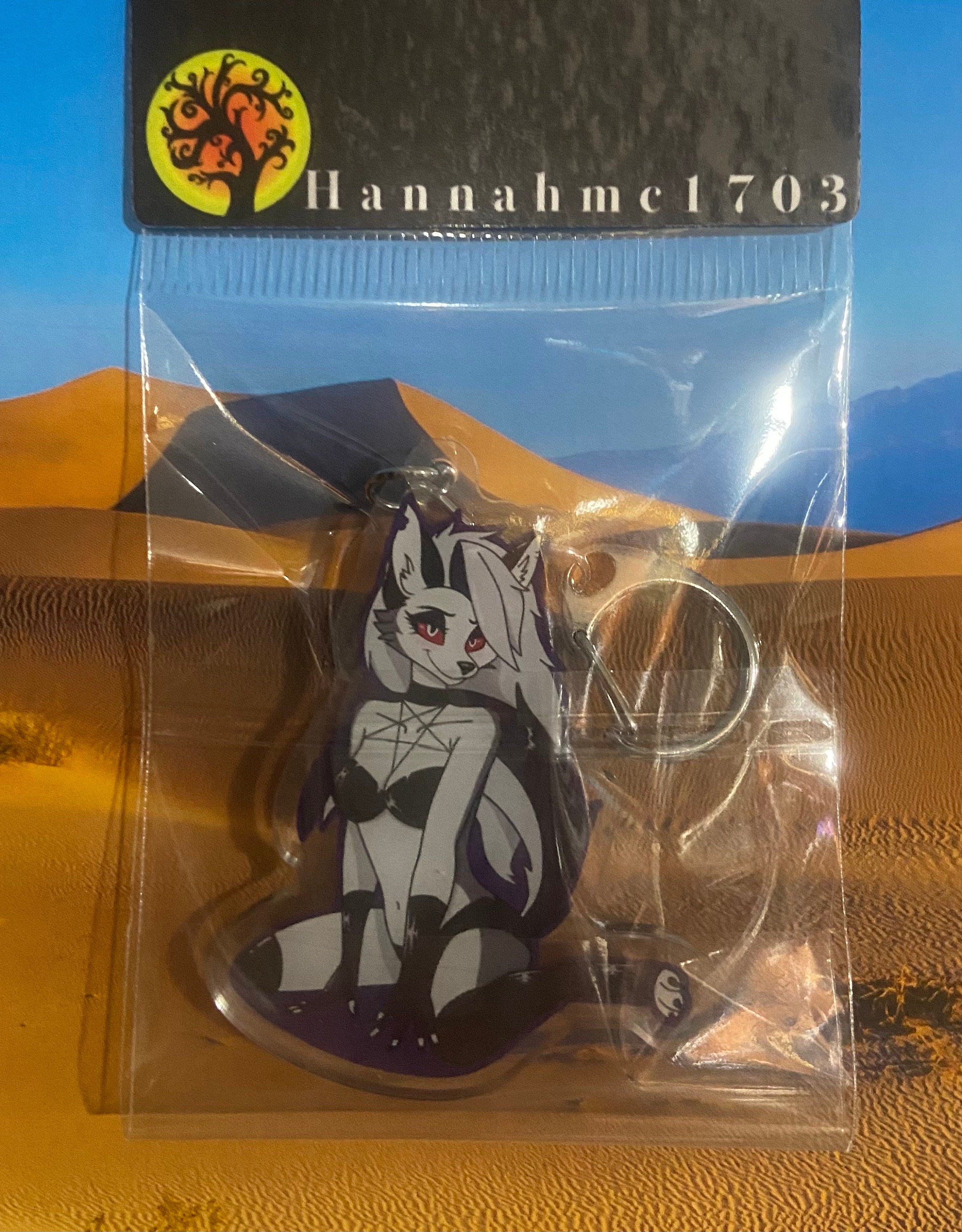 Helluva Boss Loona Keychain - Etsy