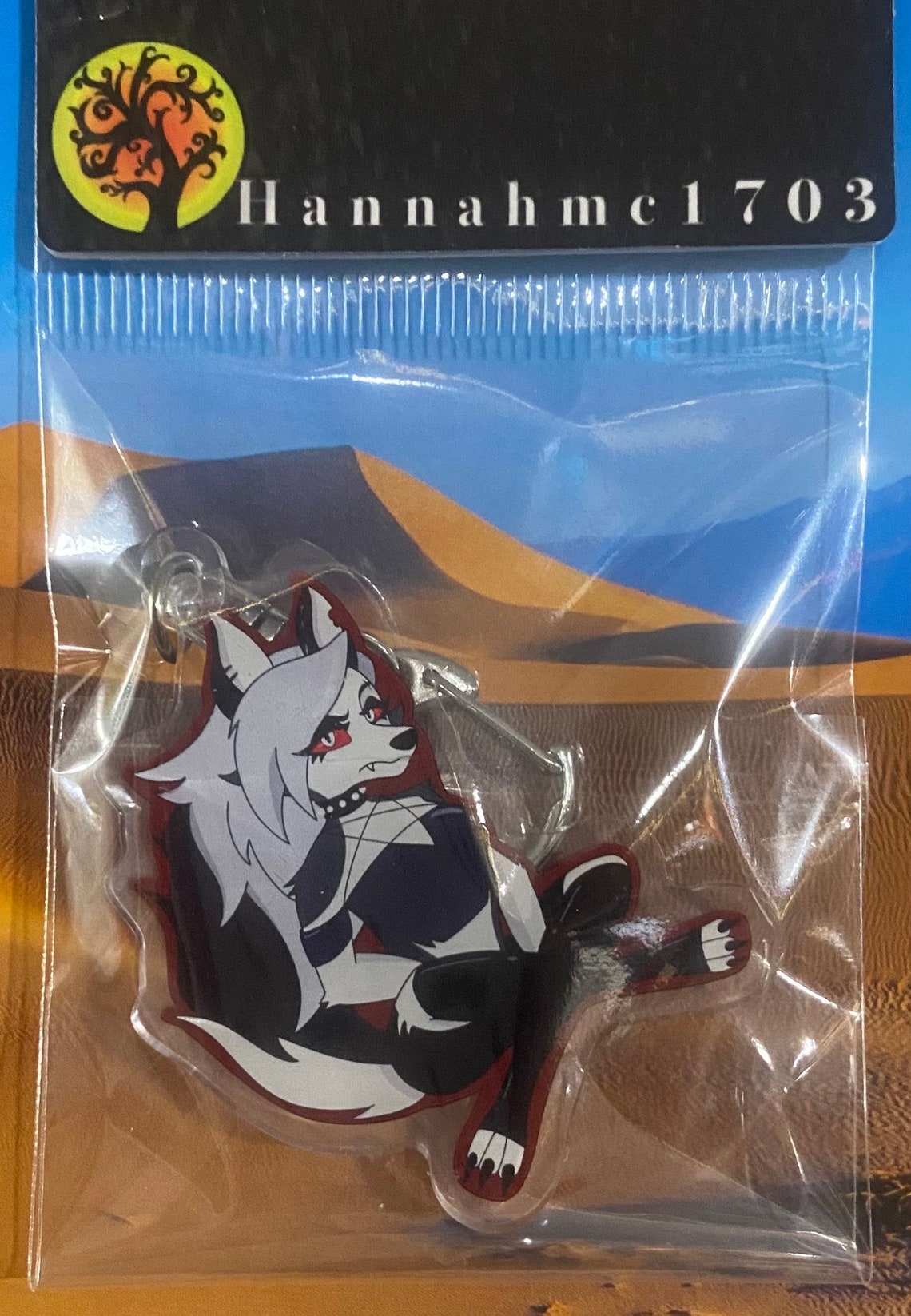 Helluva Boss Loona Keychain 2 - Etsy