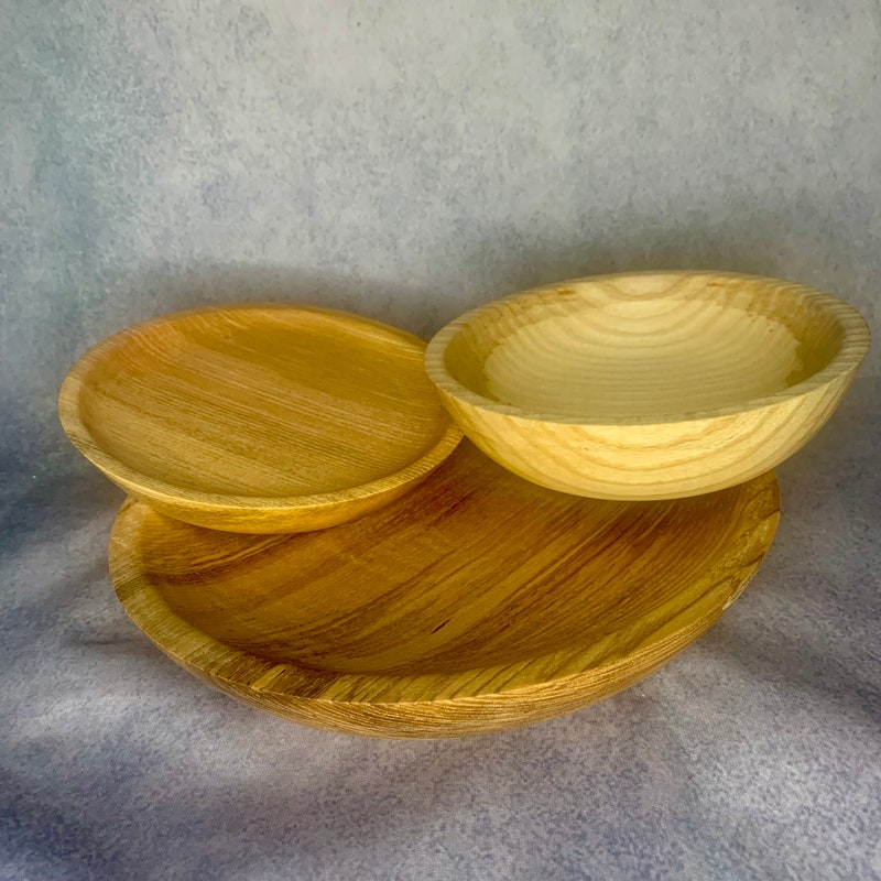 Wooden Plates - Etsy UK