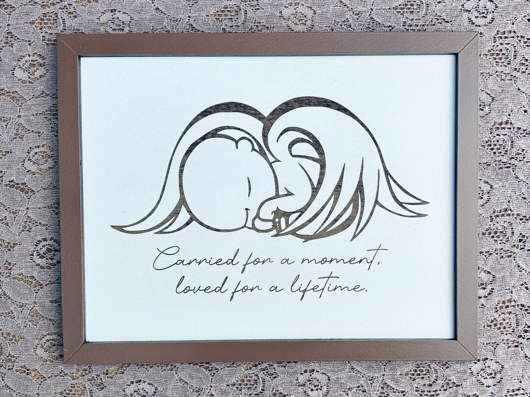 In Memory Infant Loss Sign With Custom Phrasing | Angel Baby Memorial ...