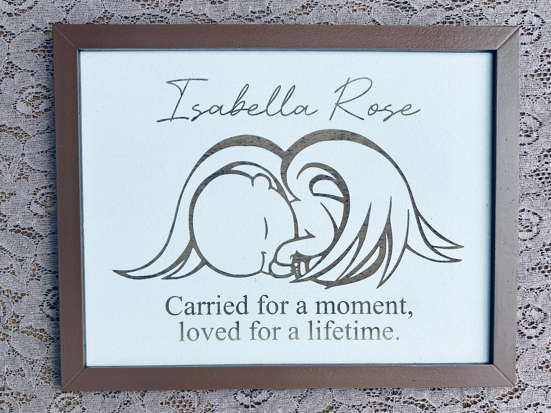 Personalized in Memory Infant Loss Sign With Custom Wording | Angel ...