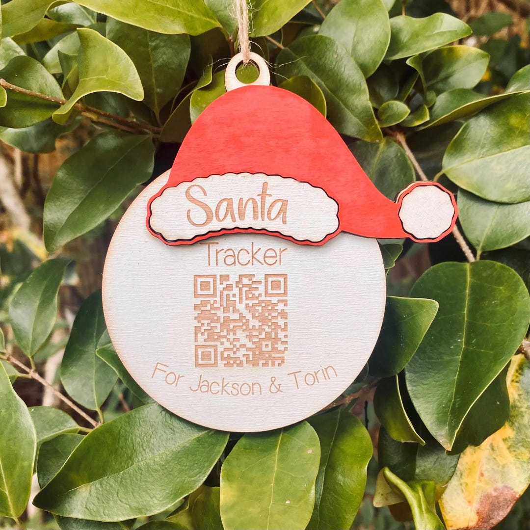 Santa Tracker Ornament | Christmas Ornament | Christmas Gift | Kid ...