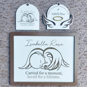 Personalized in Memory Infant Loss Sign With Custom Wording | Angel ...