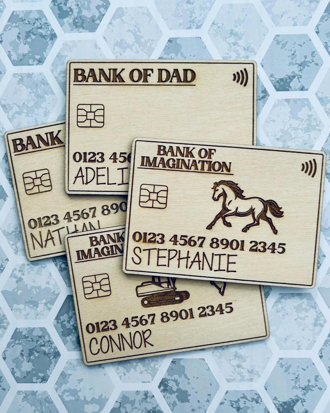 Pretend Play Cards for Kids | Fake Credit Cards for Kids | Play Money ...